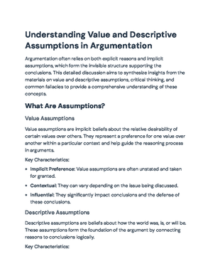 Understanding Ambiguity: Concepts and Argumentation Techniques - Understanding Ambiguity: Key ...
