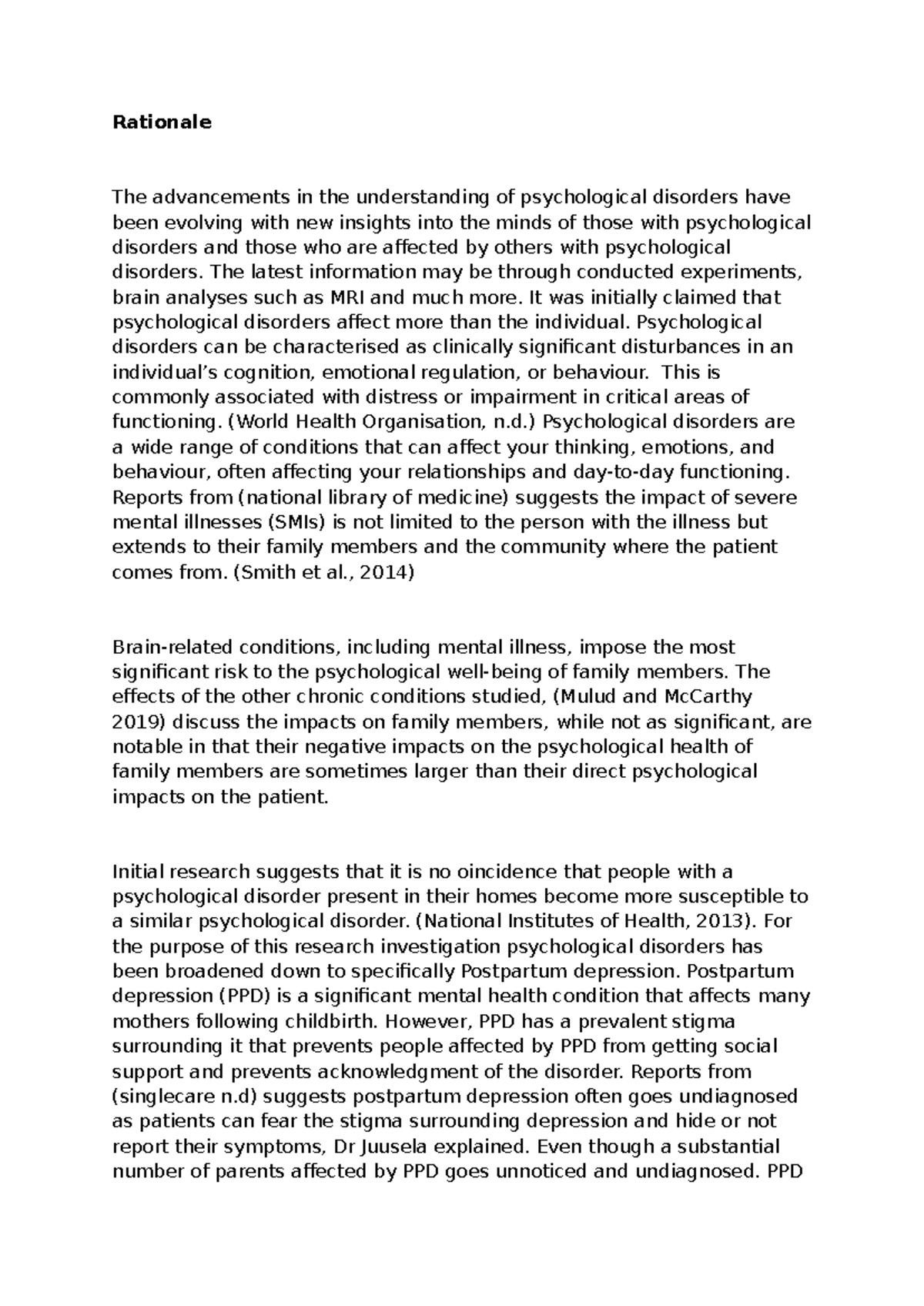 PPD and Its Impact on Child Development: A Study on Family Dynamics ...