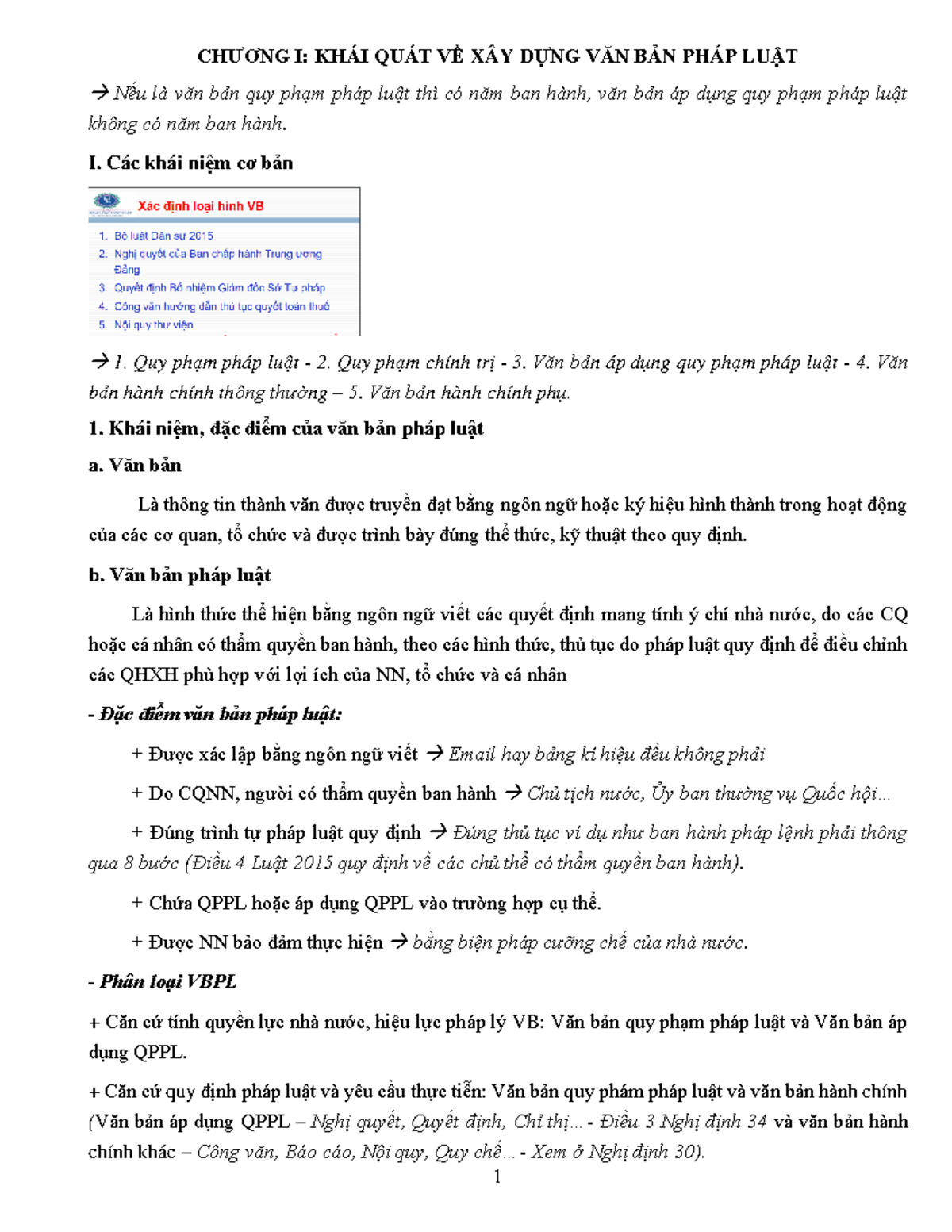 Tổng hợp lý thuyết môn Kỹ năng soạn thảo văn bản - Khái niệm và Đặc ...