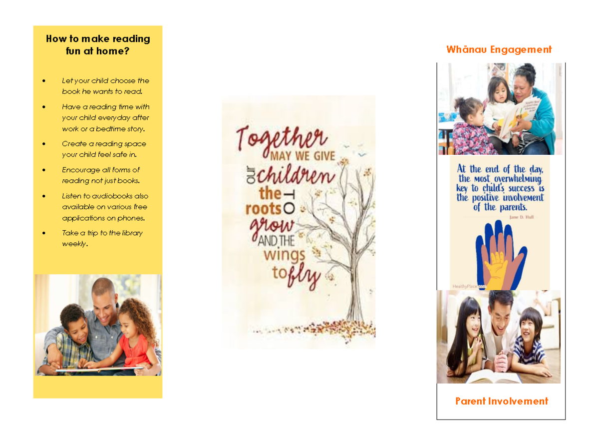 ENG 101: Parent Involvement in Making Reading Fun at Home - Studocu