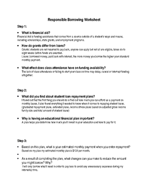 Week 5 problem solving - GEN/201 v Problem Solving Action Plan As a ...