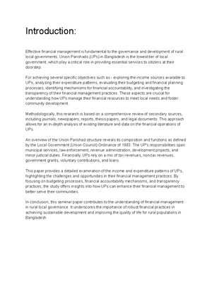 Public Administration in Bangladesh - Structure of District ...