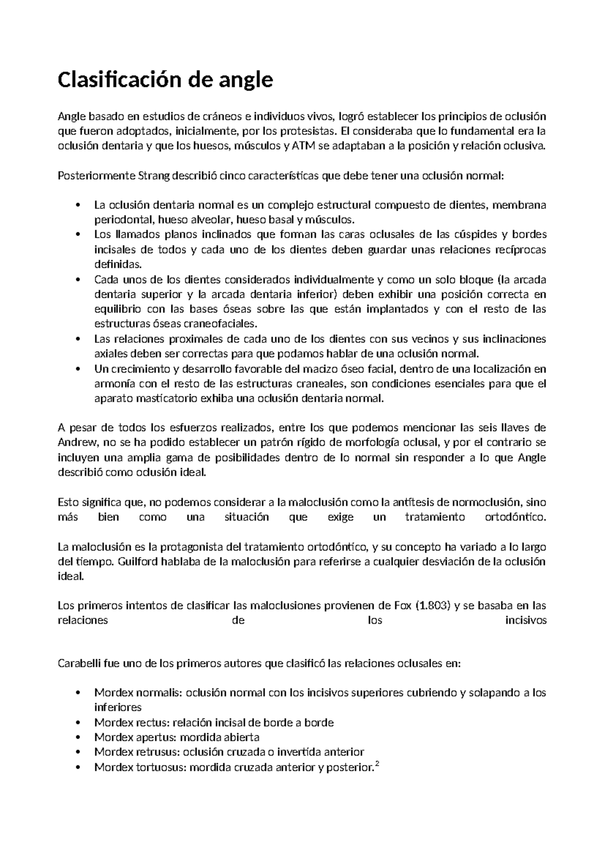 Clasificación de Angle en Oclusión Dentaria: Clases y Maloclusiones ...