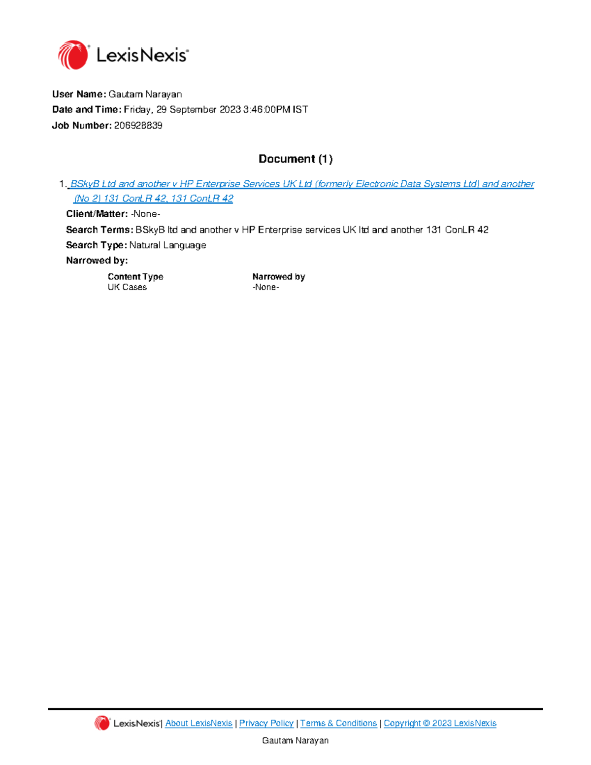 BSkyB Ltd v HP Enterprise Services UK Ltd (No 2) Case Review 2023 - Studocu