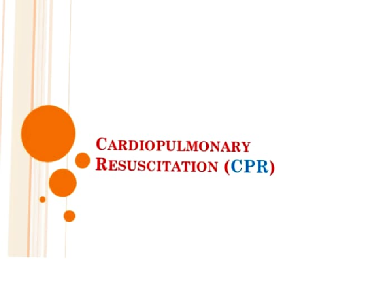 CPR 1 - Essential Notes on Cardiopulmonary Resuscitation Techniques ...