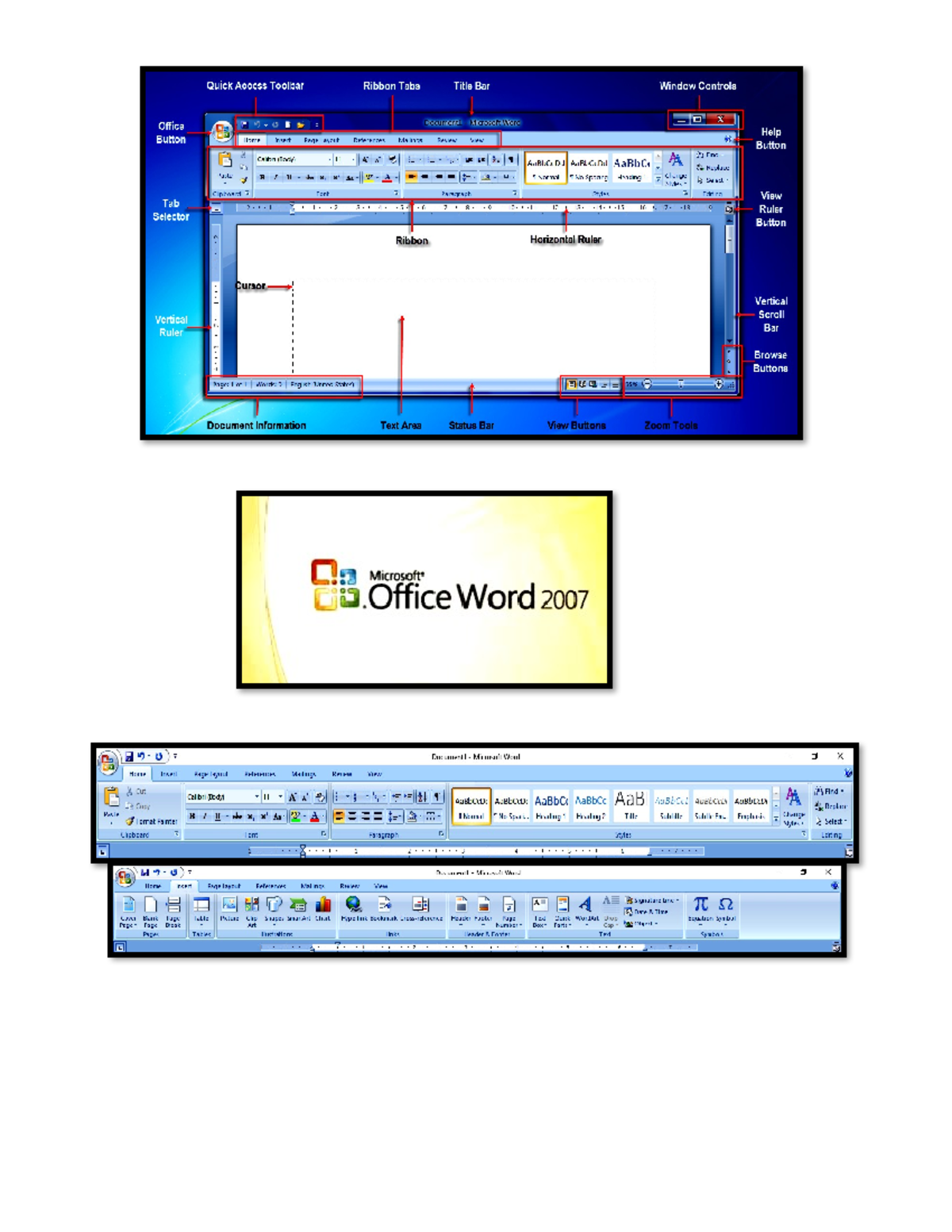 IT Assignment Pictures 3D - Quick Access Toolbar Ribbon Tabs Title Bar ...