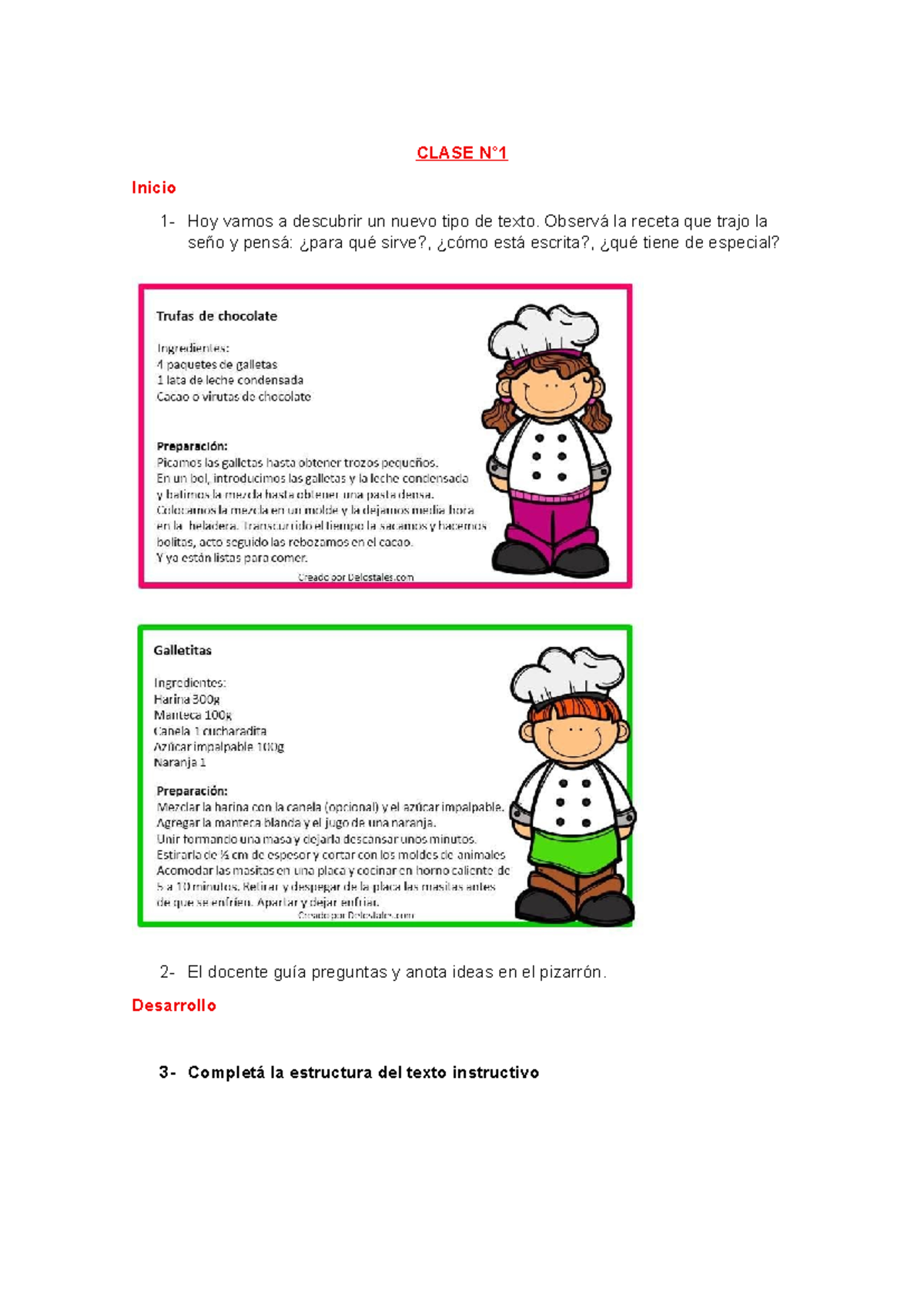 Secuencia Didáctica 3°: Texto Instructivo y Actividades PPD3 - Studocu