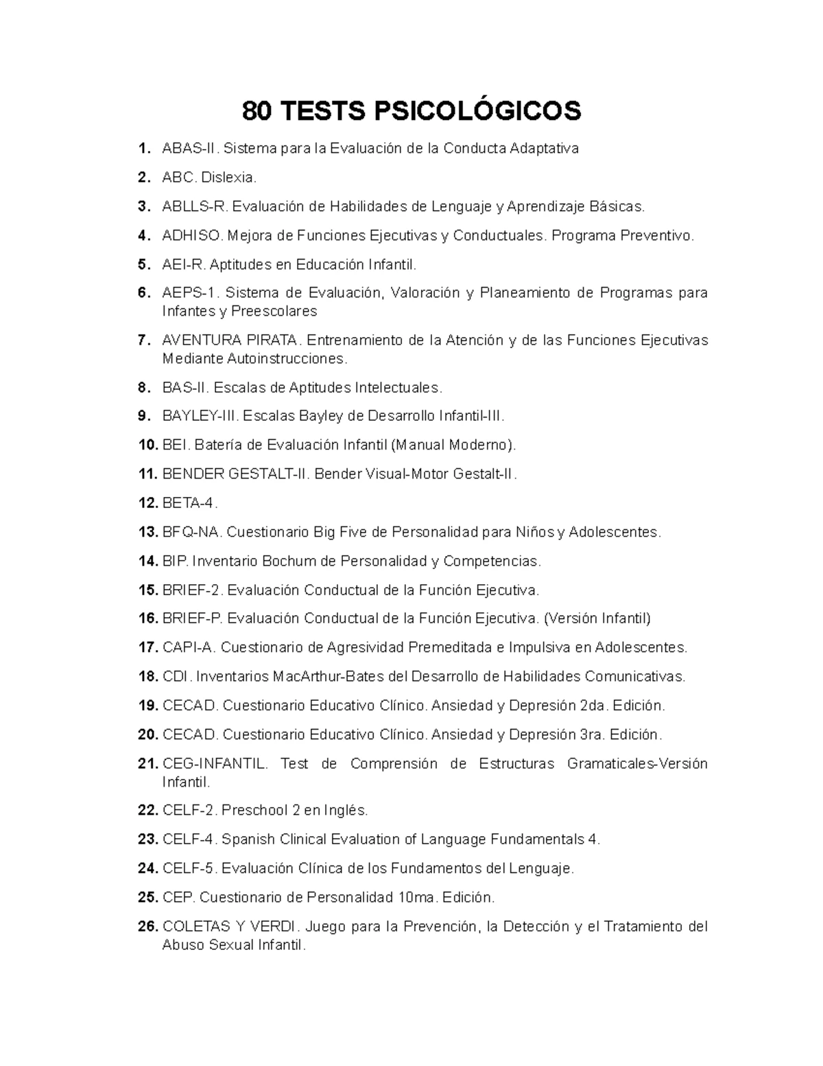 EVT Ficha Técnica y Descripción del Test - EVT Escala de Violencia en ...