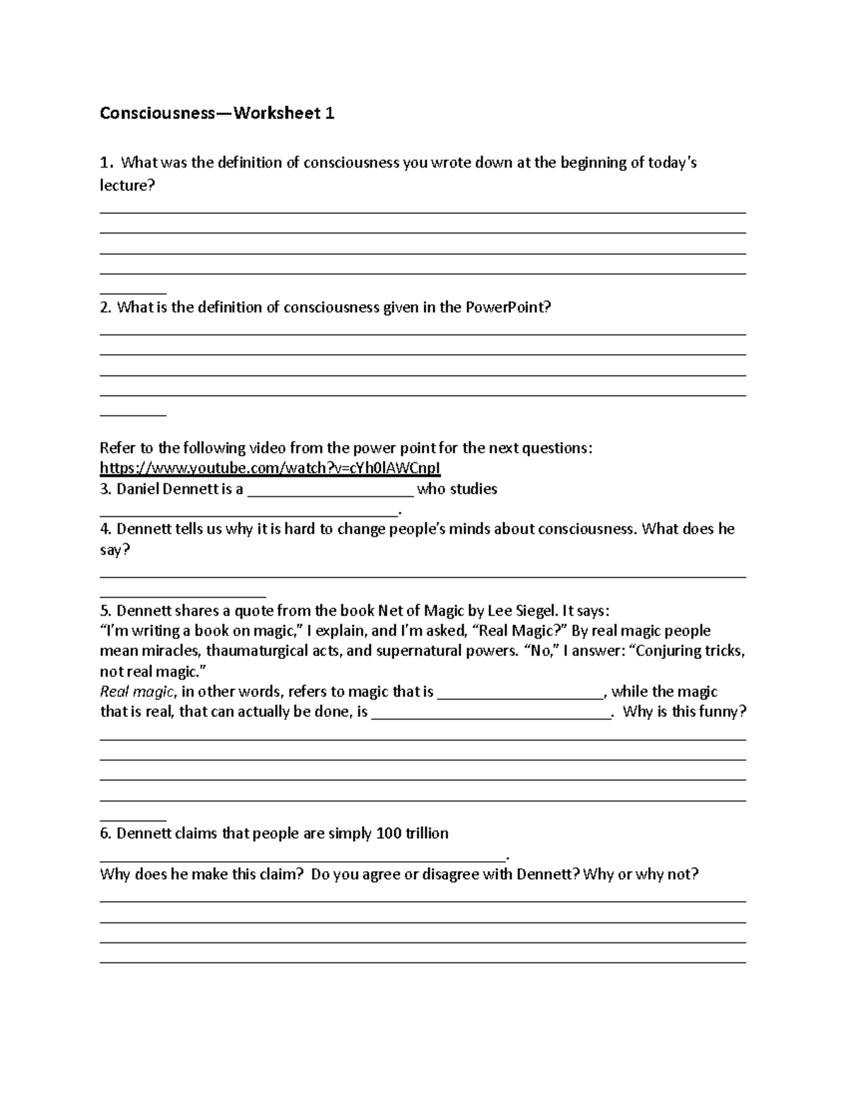 Kami Export - Consciousness 1 Wkst - Consciousness—Worksheet 1 1. What ...