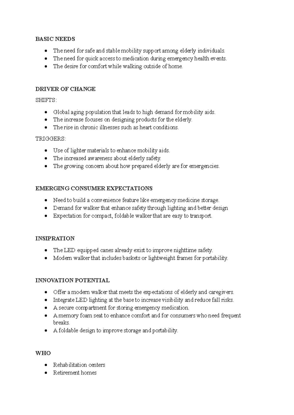 Consumer Trend Canvas: Innovations in Mobility Aids for the Elderly ...