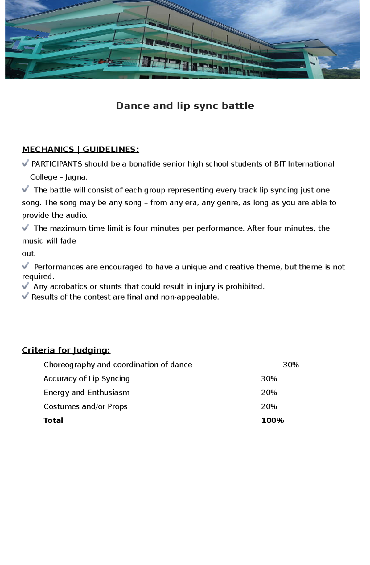 Dance and lip sync battle - Dance and lip sync battle MECHANICS ...