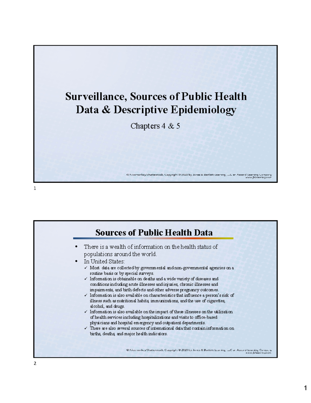 Module-5 - PowerPoints - Surveillance, Sources of Public Health Data ...