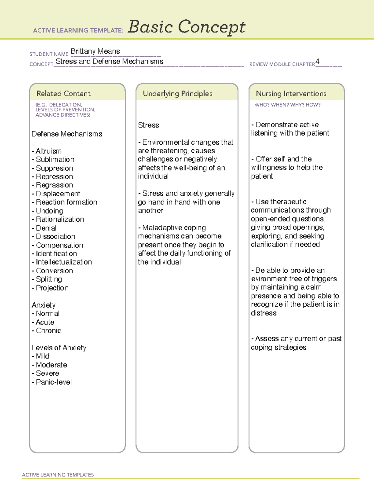 Basic Concept blank - ACTIVE LEARNING TEMPLATES Basic Concept STUDENT ...