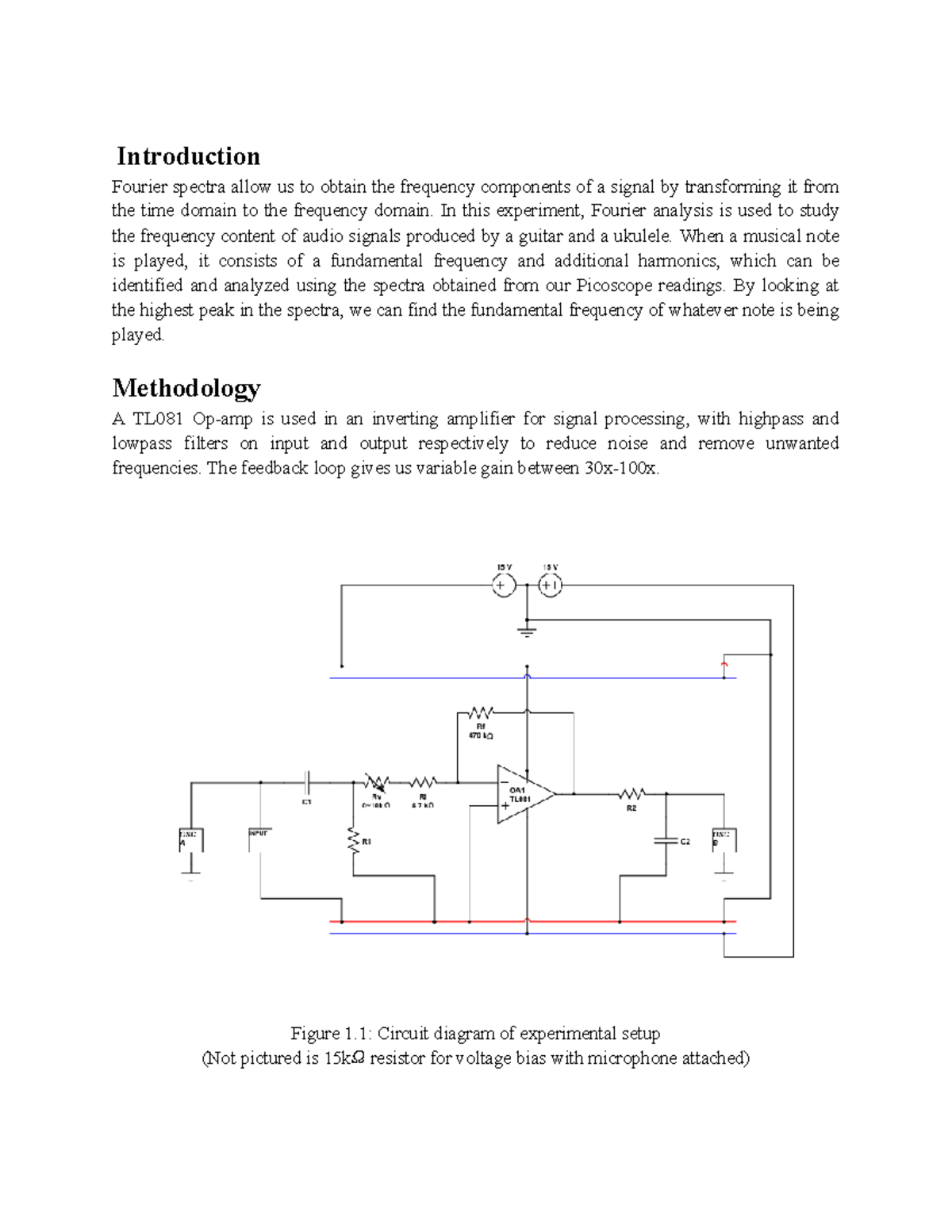 Fourier Analysis of Guitar and Ukulele Frequencies - Assignment Final ...