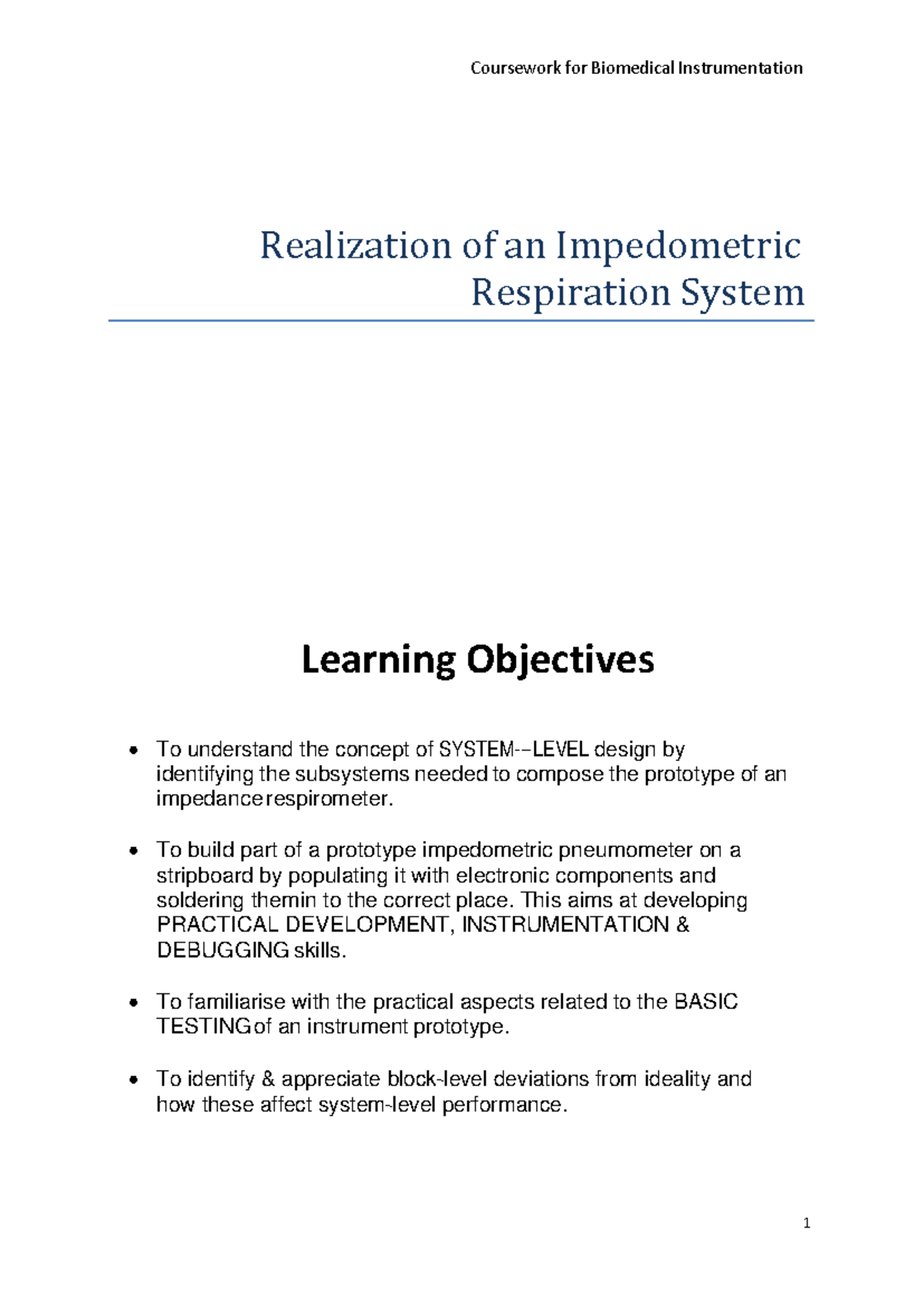 Practical Application of Impedance Pneumography in BIOMED 2021 Lab ...