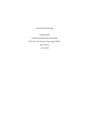 PSY 315 Module One Assignment Worksheet - PSY 315 Module One Assignment ...