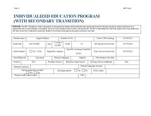 D007 Task 2 - PASSED - A. While the implementation of the lesson plan ...