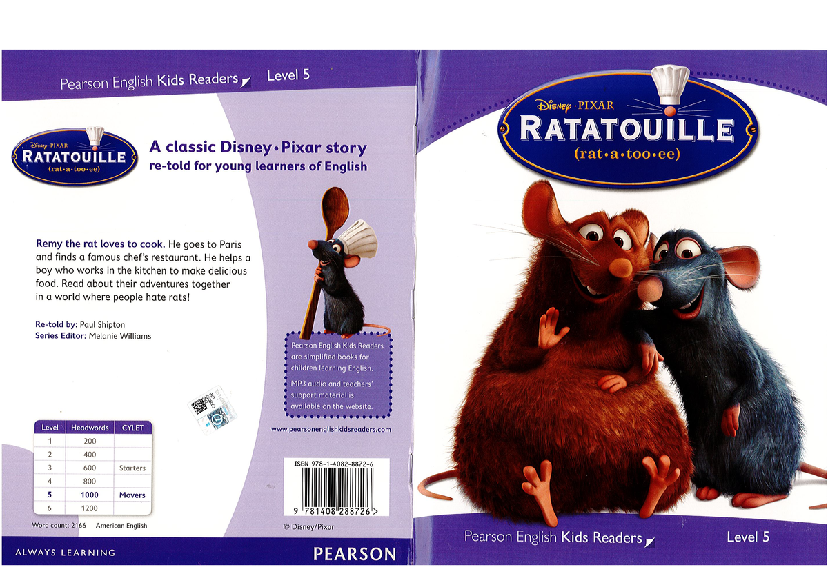 Ratatouille - penguin kids L5 - Pearson English Kids Readers Level 5 ...