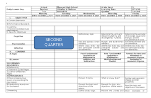 Curriculum Development handouts - Lesson 5. Planning, Implementing and ...