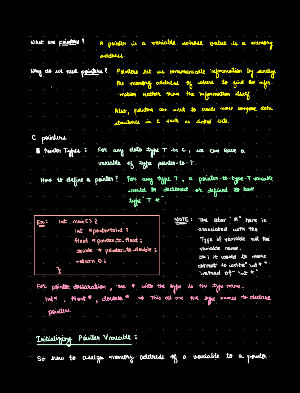 C Programming - Understanding Pointers by Mark Eramian - Studocu