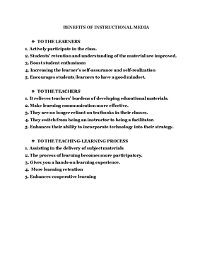 TLE2- Module-2 - Lecture - MODULE 2 Learning Theories and their Impact to EPP Teaching A ...