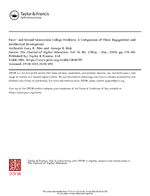 Chapter 6 PSY 420 lecture notes - Piaget’s Theory of cognitive ...