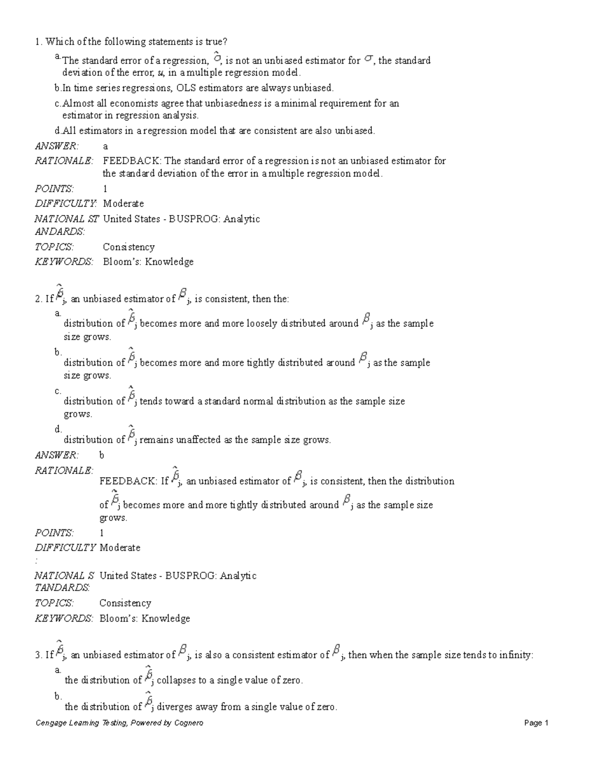 Sample/practice exam 2017, questions and answers - 1. Which of the ...