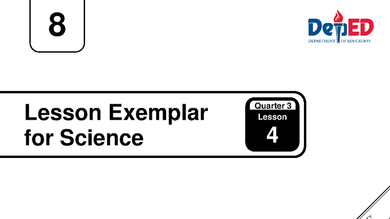 Q3 LE Science-8 Lesson Exemplar: Understanding Typhoon Formation - Studocu
