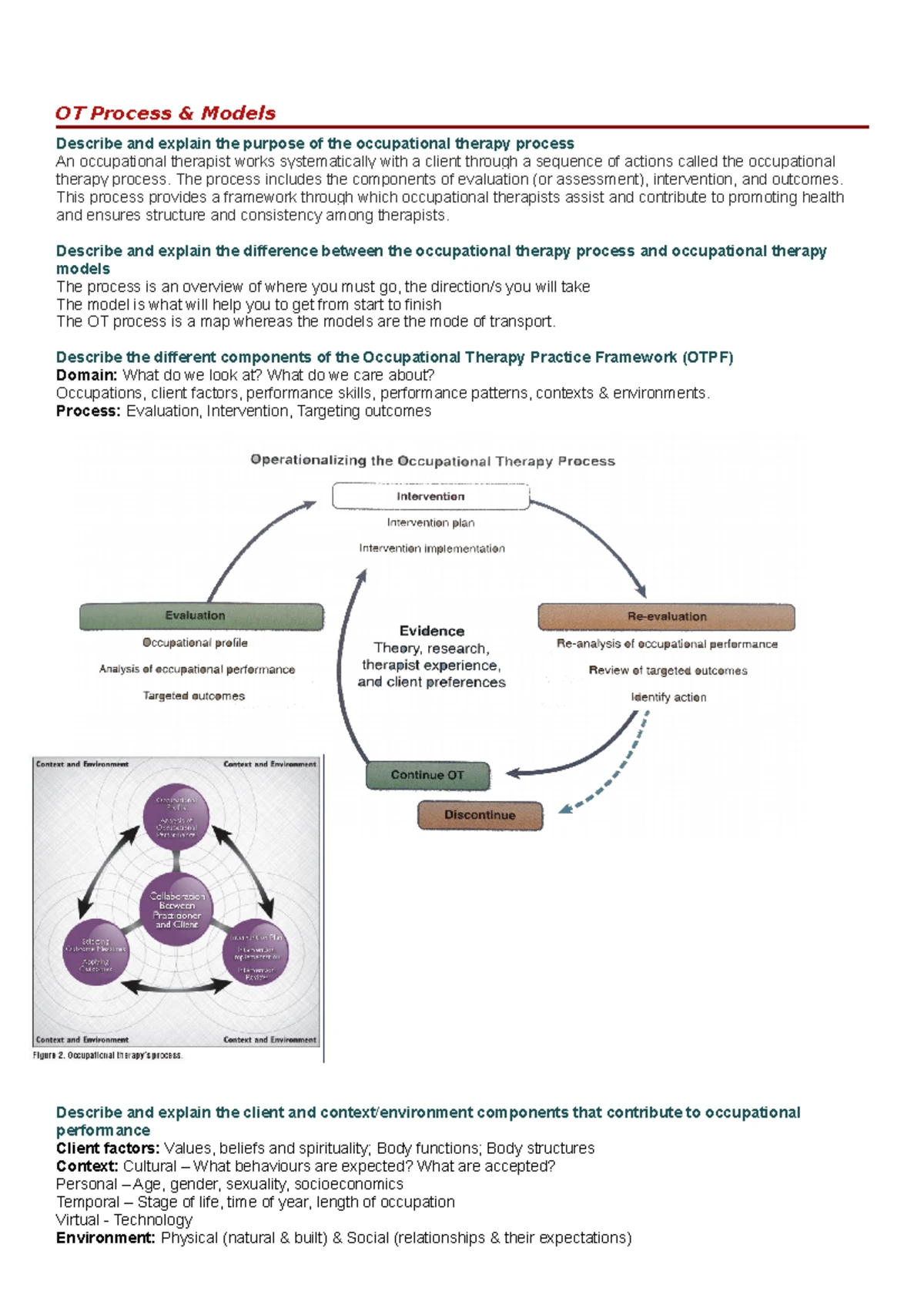 Occupational Profile Template(2) - Occupational Profile. Adapted from ...