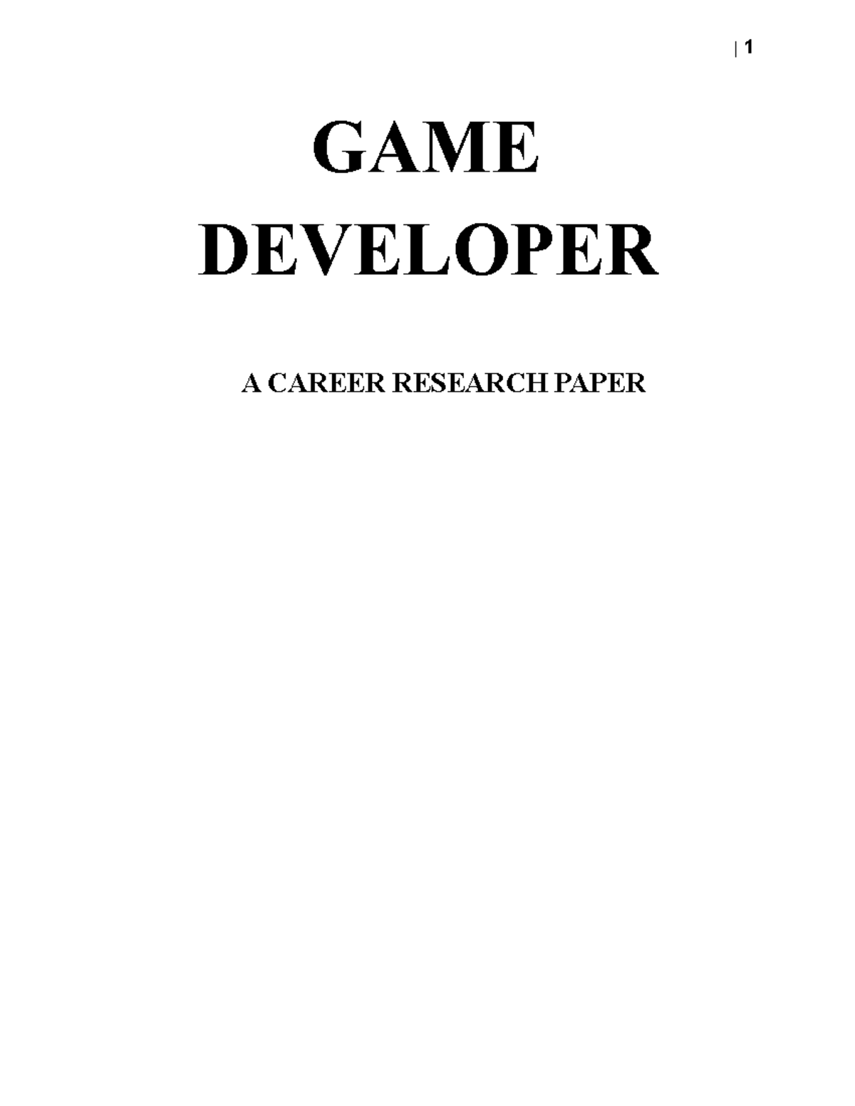 Game Developer Career Research: Insights and Guidelines for Success ...