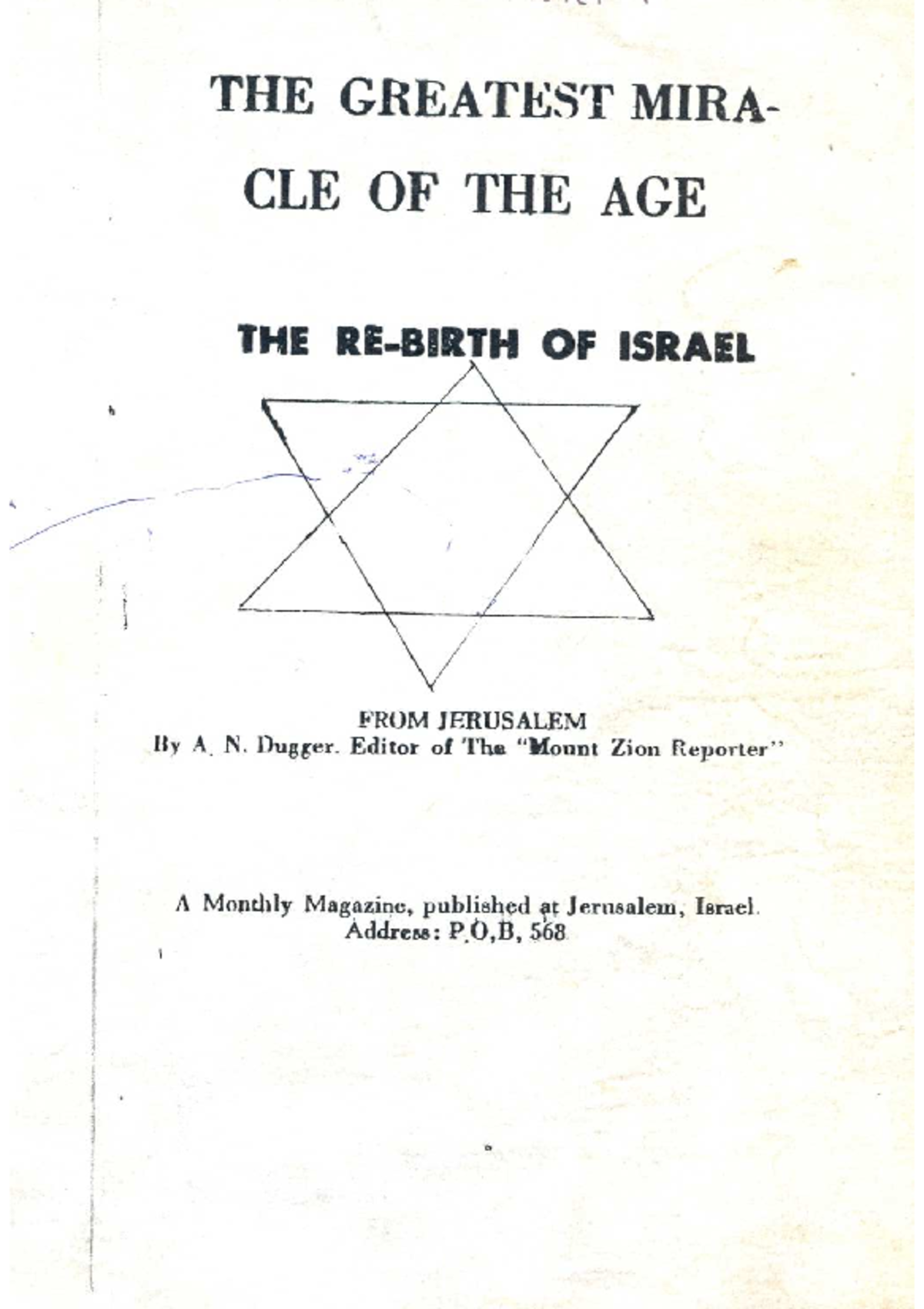 Rebirth of Israel: Historical Context and Implications - Studocu