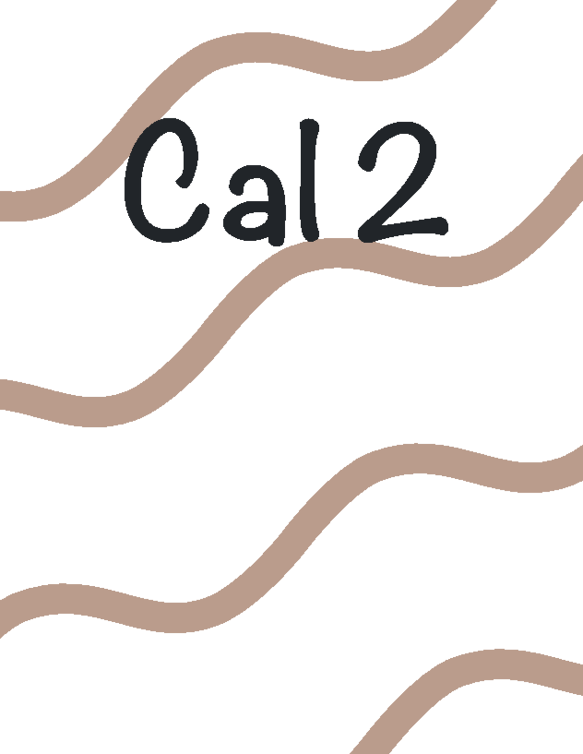 Calculus 2 - Area and Volume Between Curves Worksheet - Studocu