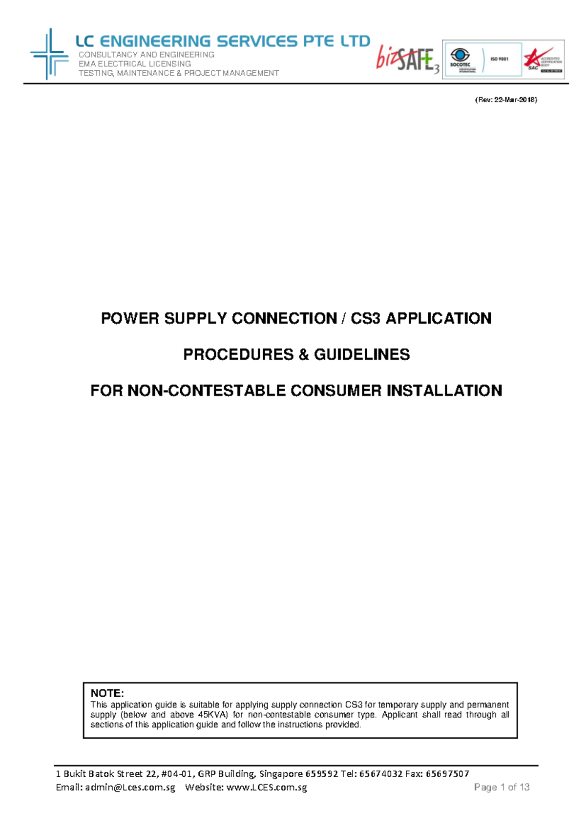 LCES CS3 Form non constestable Rev - EMA ELECTRICAL LICENSING TESTING ...