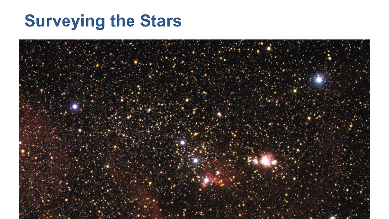 15.1 Lecture Outline: Measuring Stellar Properties and Luminosity - Studocu