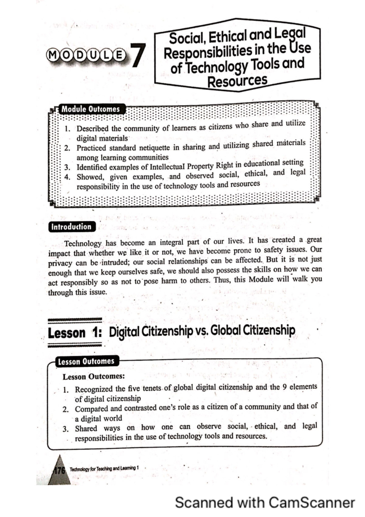 Module 7: Lesson 1 on Social and Ethical Responsibilities - Studocu