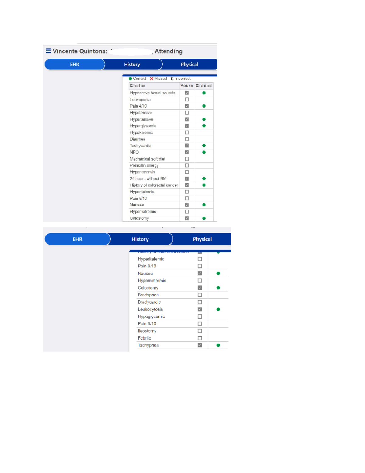 iHuman Case Study: EHR Analysis for Vincente Quintona's Assessment - Studocu