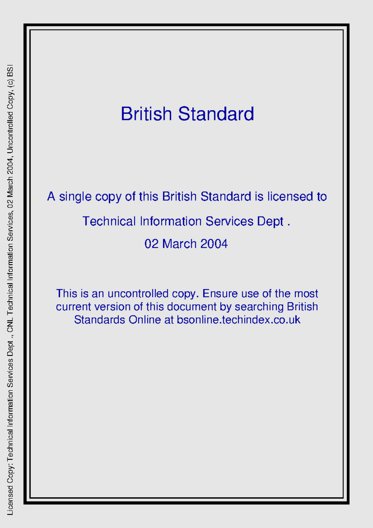 BS 6399-1:1996 - Code of Practice for Dead and Imposed Loads - Studocu