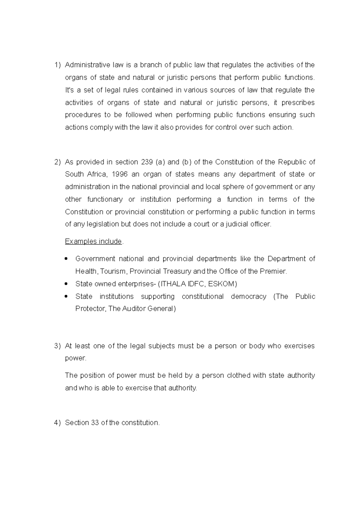 ADL 2601 Assignment 1: Overview of Administrative Law Principles - Studocu