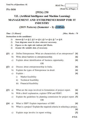 Artificial Intelligence and Machine Learning - AIML2024 - SPPU - Studocu