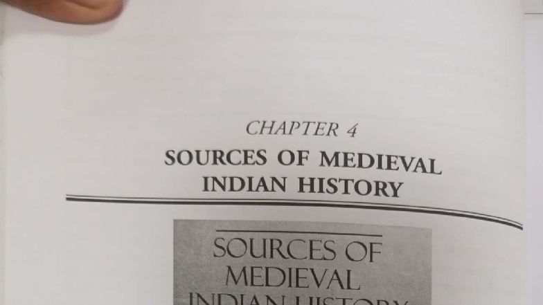 CHAPTER 4: SOURCES OF MEDIEVAL INDIAN HISTORY (HIST 101) - Studocu