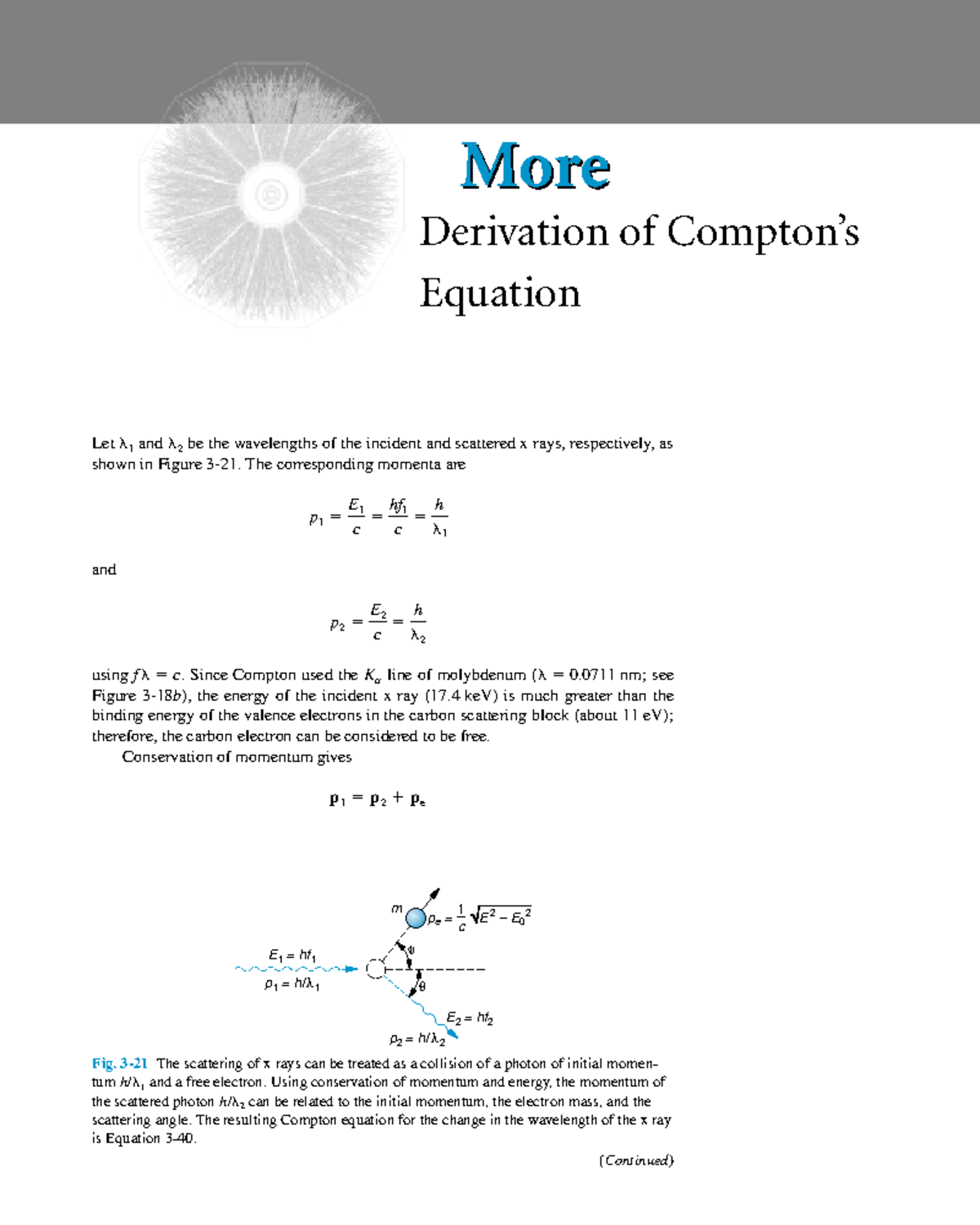 Derivation of Compton's Equation: Key Concepts and Formulas - Studocu