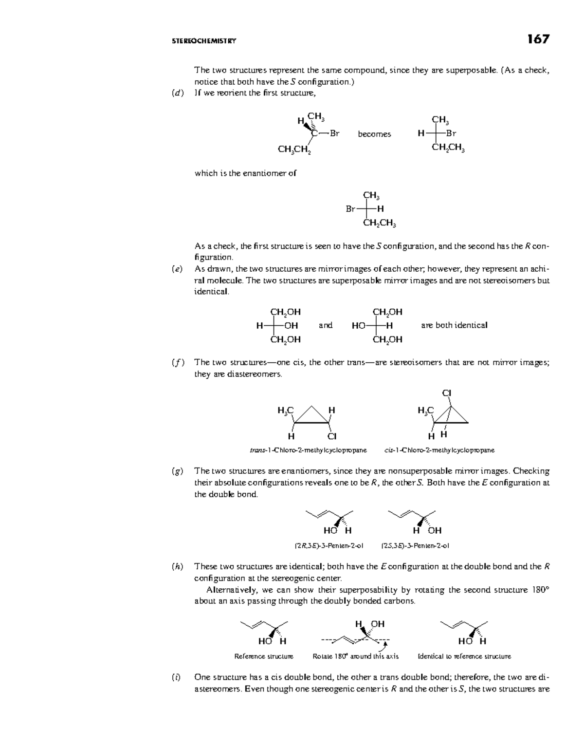 167 Organic Chemistry Stereochemistry Notes - Final Exam Review - Studocu