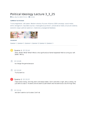 Political Science Lecture: The Role of Hobbesian Theory in State ...