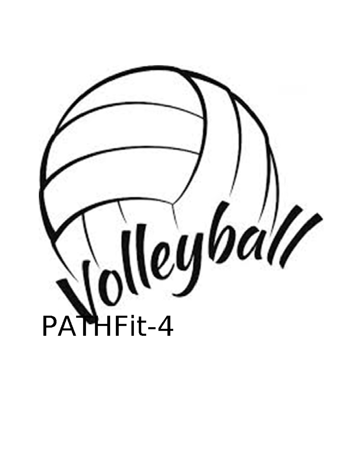 Pathfit 4 Sports: Volleyball Handouts - History & Techniques - Studocu