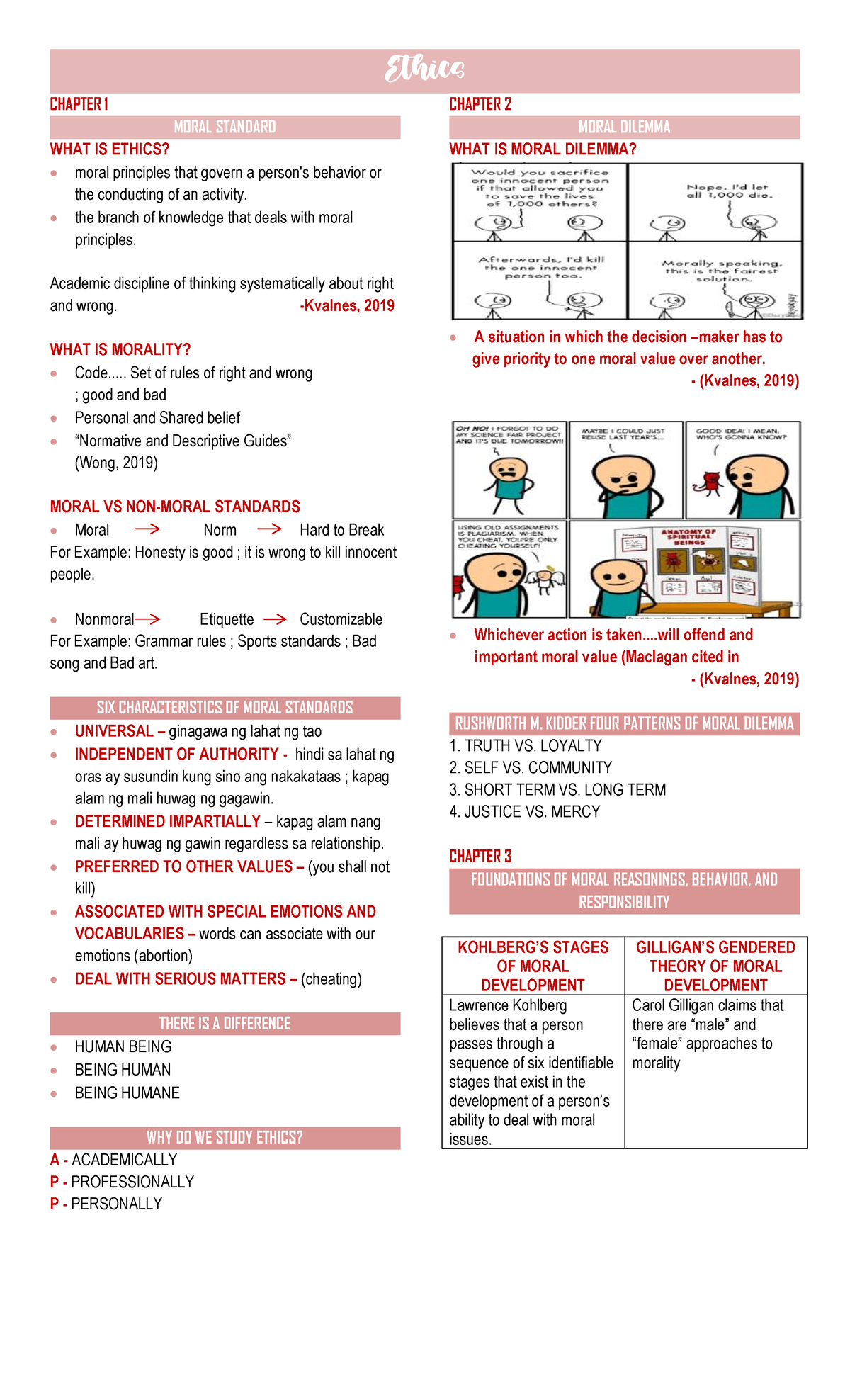 E Thics 11 - CHAPTER 1 MORAL STANDARD WHAT IS ETHICS? moral principles ...