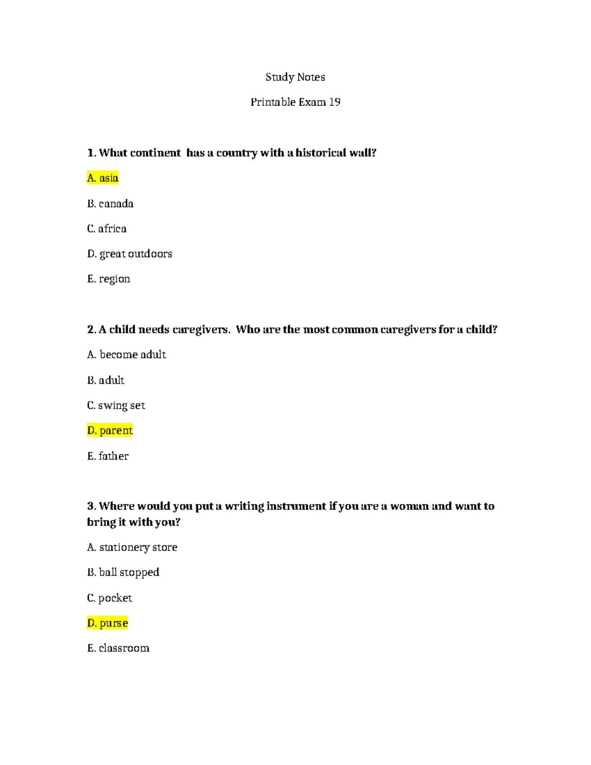 Cacoglossia endways ascones - Study Notes Printable Exam 19 What ...