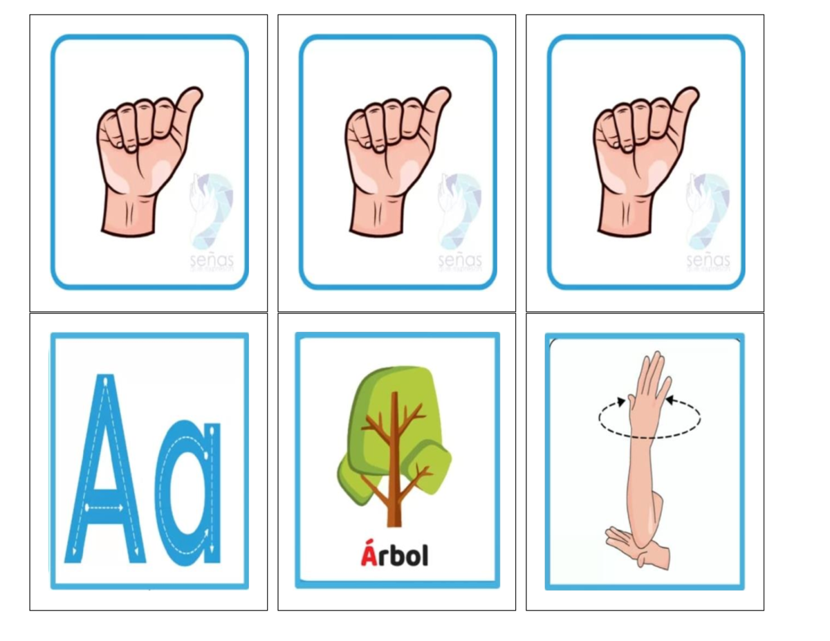 Memorama ABC - LSM Repaso para Estudio de Señas - Studocu