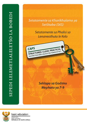 Sepedi story 2 - Grammar and comprehension - This supplement is ...