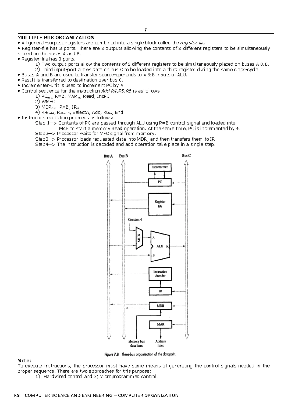 Computer architecture-21-40 - Timing and Control The timing for all registers in the basic ...