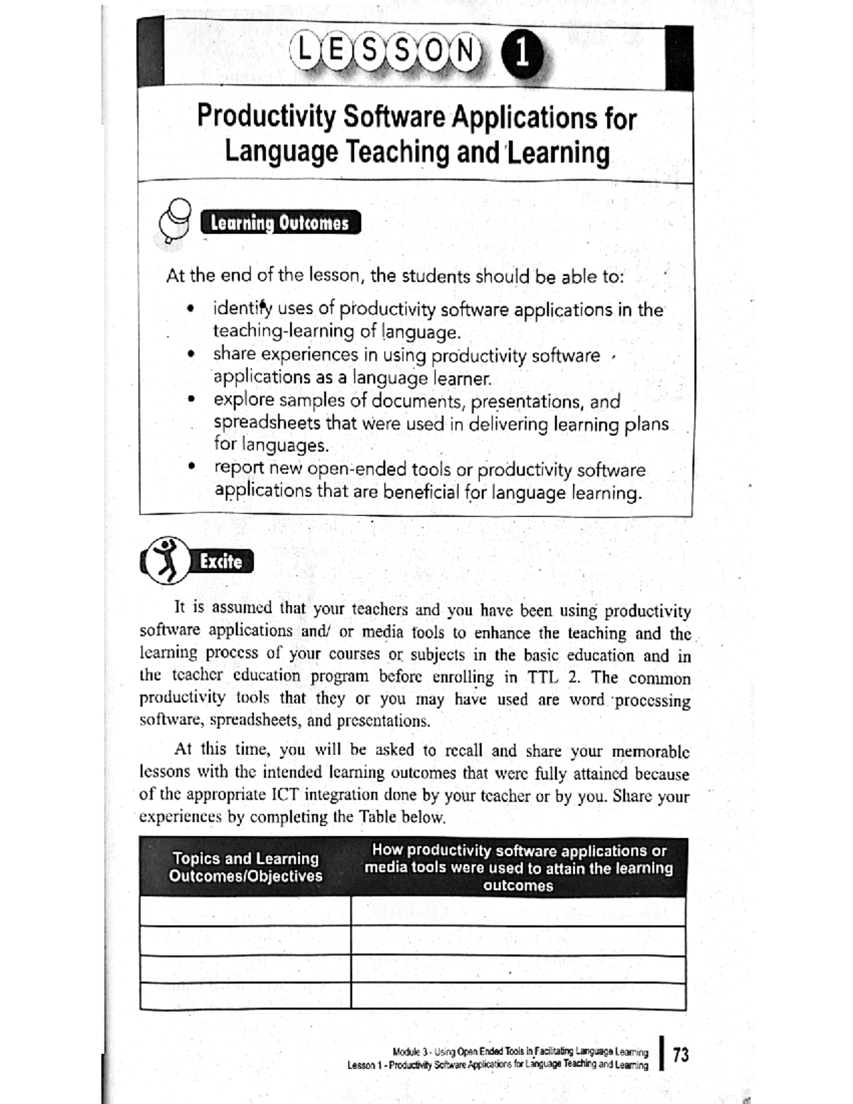 TTL 2: Productivity Software Applications for Language Teaching & Learning - Studocu